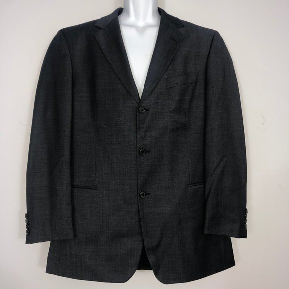 Hugo Boss | Suits & Blazers | Hugo Boss Blazer Mens 42r Navy 0 Virgin ...